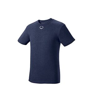 evoshield adult short sleeve tee, navy - x-large