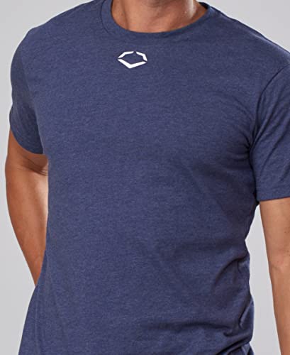 EvoShield Adult Short Sleeve Tee, Navy - X-Large