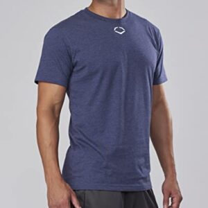 EvoShield Adult Short Sleeve Tee, Navy - X-Large