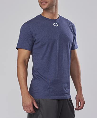 EvoShield Adult Short Sleeve Tee, Navy - X-Large