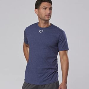 EvoShield Adult Short Sleeve Tee, Navy - X-Large