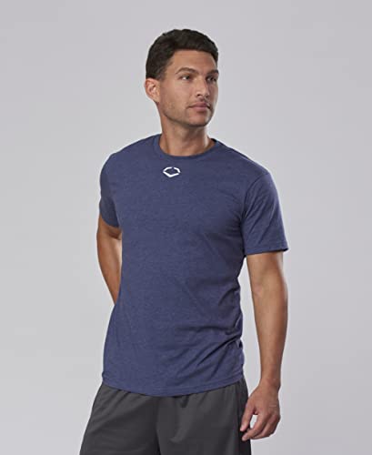 EvoShield Adult Short Sleeve Tee, Navy - X-Large