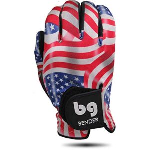 bg bender golf glove | wear on right | (usa, mens large)