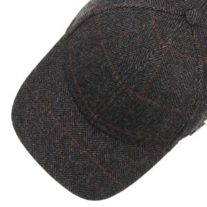 Stetson Kinty Wool Cap with Ear Flaps Men Grey 7 1/2-7 5/8