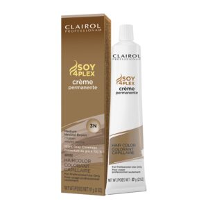 clairol professional permanent crème, 3n med neutral brown, 2 oz. (pack of 1)