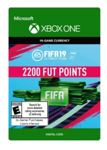 fifa 19: ultimate team fifa points 2200 - xbox one [digital code]