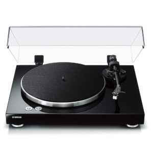 yamaha tt-s303 hi-fi vinyl belt drive turntable – piano black