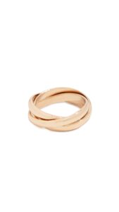 shashi women's vera ring, yellow gold, 6