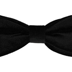 The Lapel Project Self Tie Black Velvet Bow tie tuxedo Velvet Bow tie Mens & Womens Adjustable