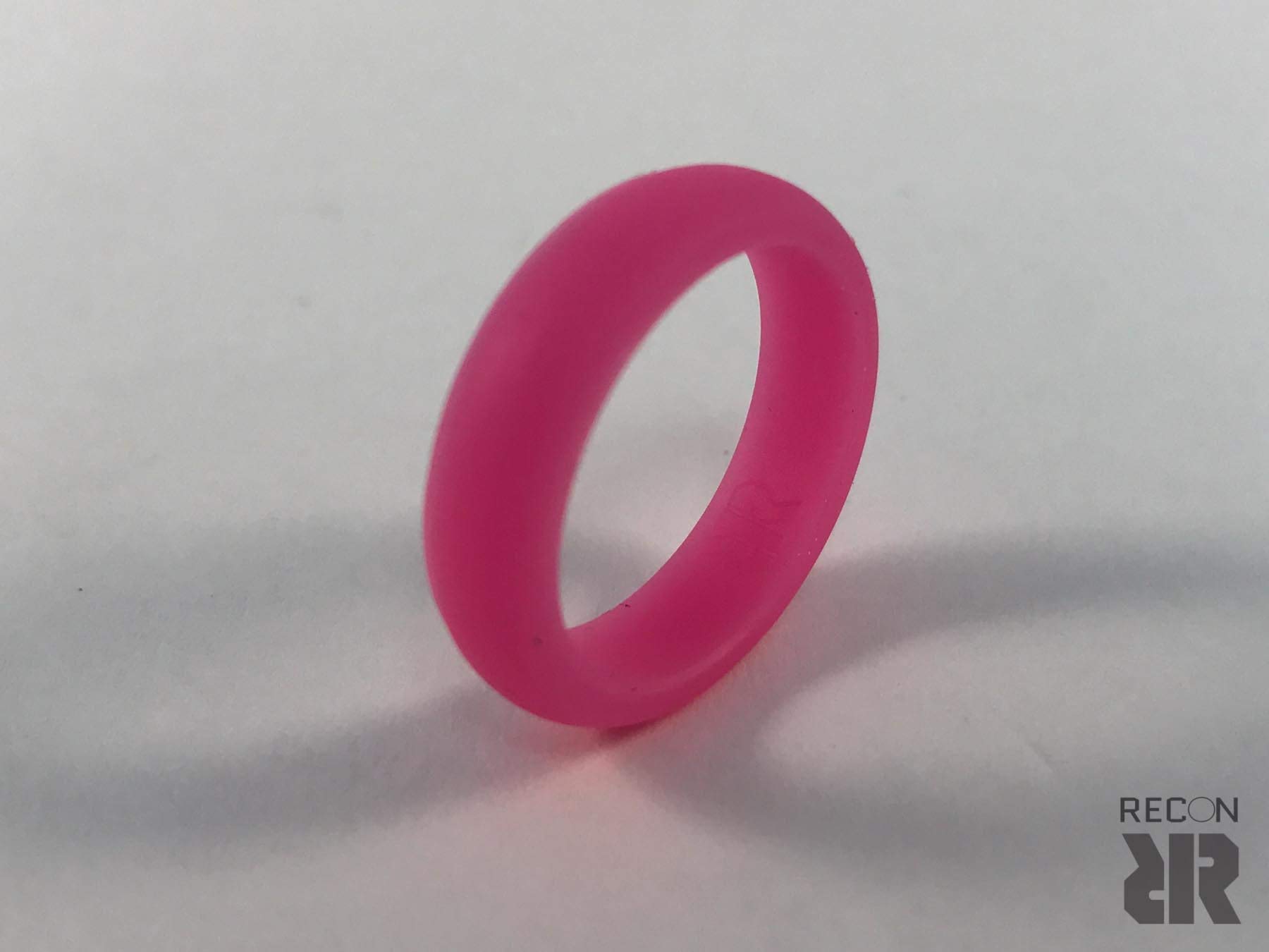 Women's Pink Silicone Wedding Ring.