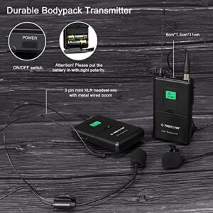 Phenyx Pro Wireless Bodypack Transmitter, 561.6MHz UHF BodyPack Transmitter for PTU-5000/PTU-4000 Series, 260ft Coverage