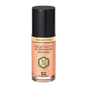 max factor max factor facefinity 3 in 1 primer concealer foundation spf 20 77# soft honey, 1.0 fluid_ounces