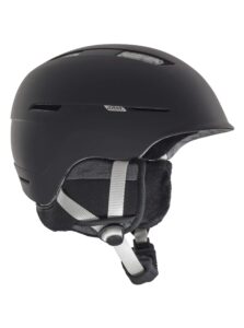 anon women's auburn mips helmet, black, large