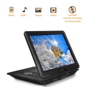 Trexonic 15.4" Portable DVD Player with TFT-LCD Screen and USB/SD/AV Inputs