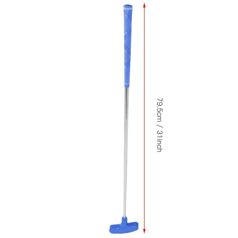 VGEBY Mini Putter, Portable Rubber 31inch Two-Way Putter for Kids Left and Right Hand(Blue)