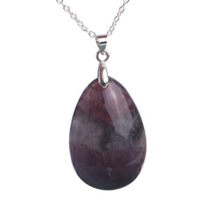 natural auralite 23 gemstone crystal pendant necklace fine jewelry for women for her