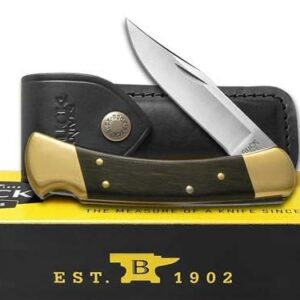 Buck 110 Folding Hunter Wooden Pocket Knife Knives