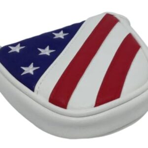 ReadyGOLF: USA Flag Embroidered Putter Cover - Mallet