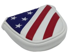 readygolf: usa flag embroidered putter cover - mallet