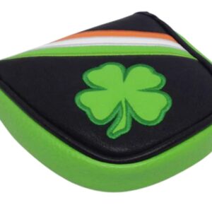 ReadyGOLF Irish Shamrock Embroidered Putter Cover Mallet