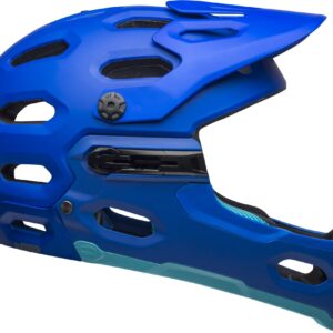 Bell Super 3R MIPS Adult Mountain Bike Helmet - Matte Blue/Bright Blue (2022), Large (58-62 cm)