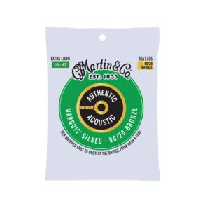 martin authentic acoustic guitar strings - marquis silked