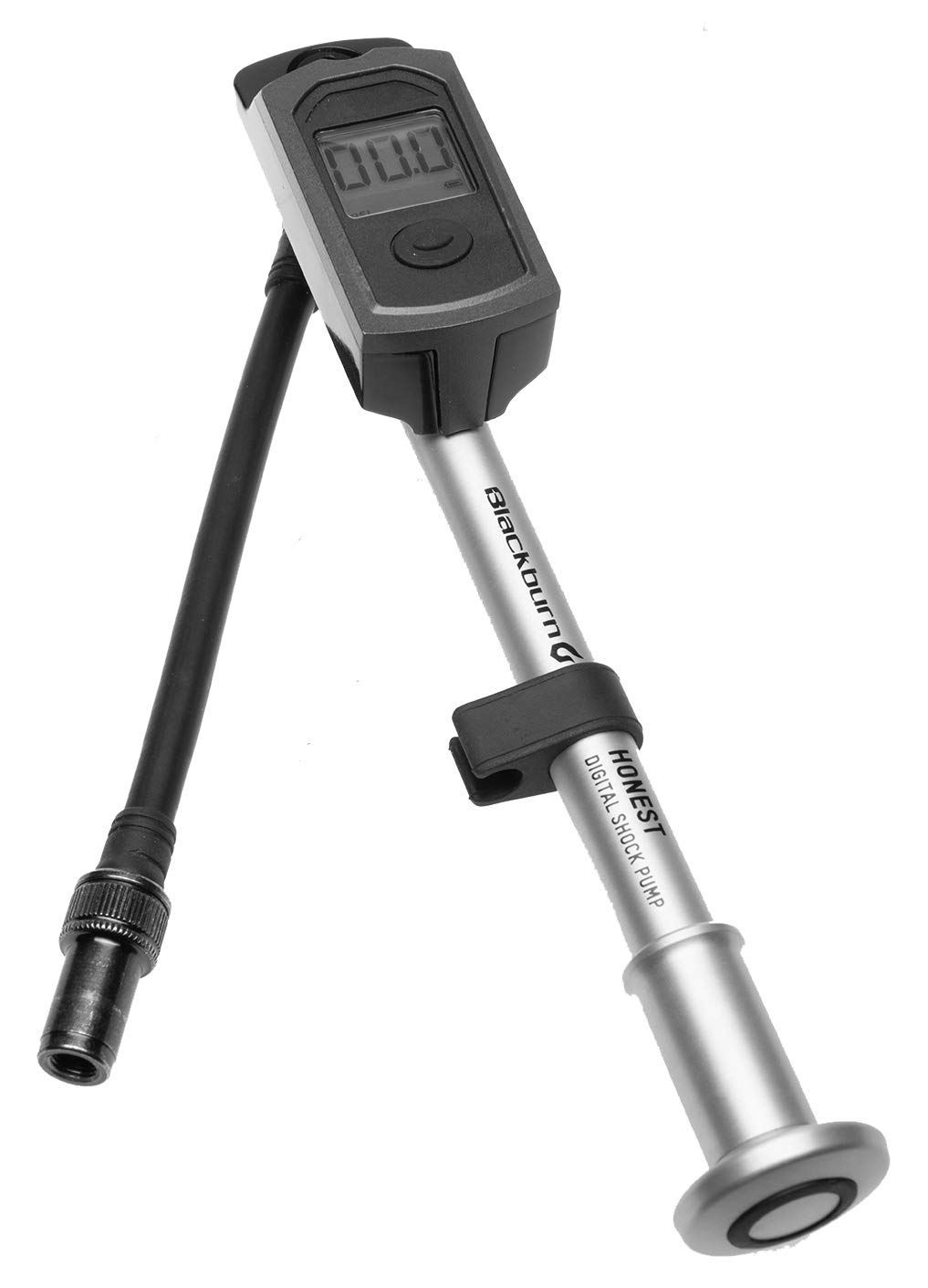 Blackburn Honest Digital Shock Pump (Silver, One Size)