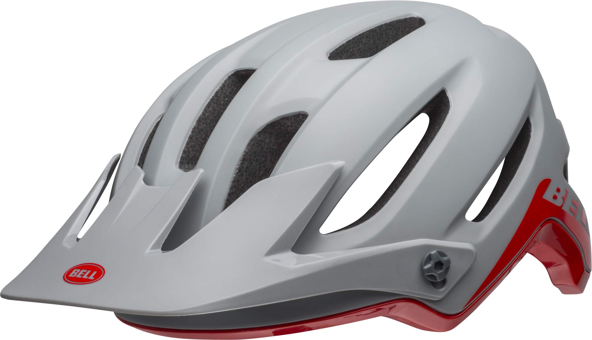 BELL 4Forty Mips Adult Mountain Bike Helmet - Matte Dark Gray/Crimson (2023), Small (52-56 cm)