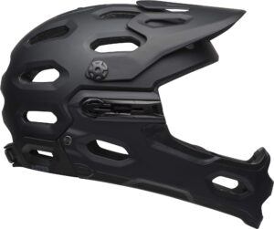 bell super 3r mips adult mountain bike helmet - matte black/gray (2022), medium (55-59 cm)