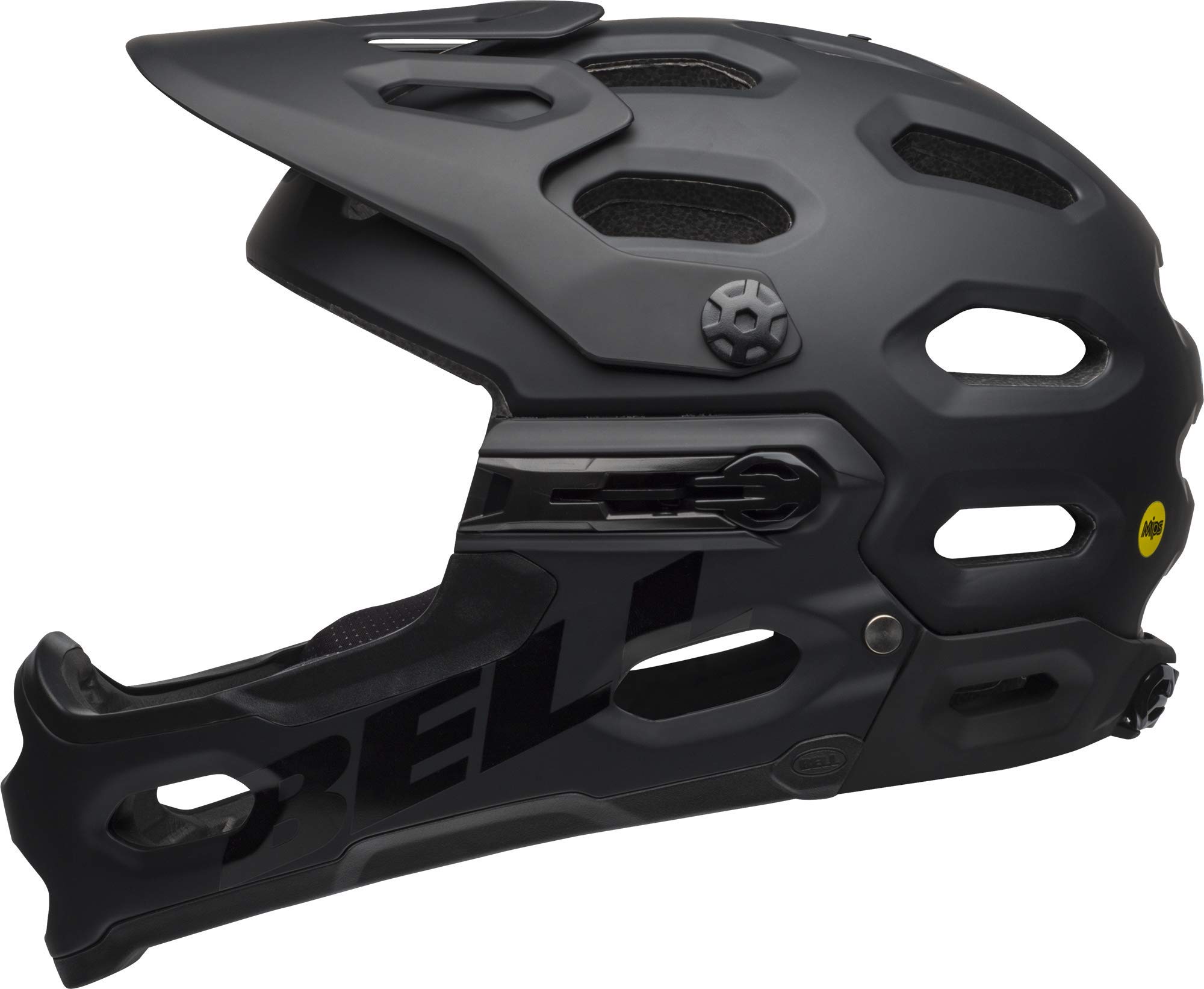 Bell Super 3R MIPS Adult Mountain Bike Helmet - Matte Black/Gray (2022), Medium (55-59 cm)