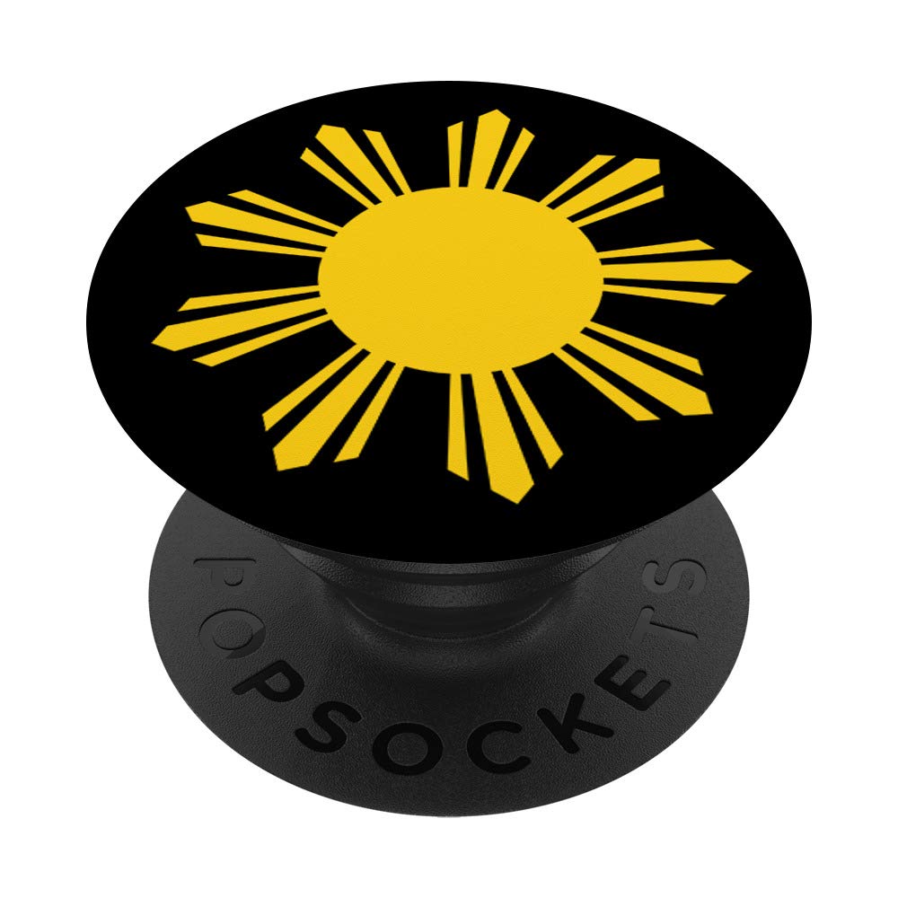 Filipino Flag Sun with Ray, Philippine Pride PopSockets PopGrip: Swappable Grip for Phones & Tablets