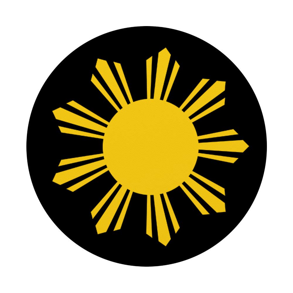 Filipino Flag Sun with Ray, Philippine Pride PopSockets PopGrip: Swappable Grip for Phones & Tablets