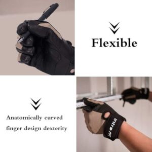 Intra-FIT Climbing Gloves Rope Gloves,Perfect for Rappelling Rescue Rock/Tree/Wall/Mountain Climbing,Adventure,Outdoor Sports