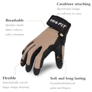 Intra-FIT Climbing Gloves Rope Gloves,Perfect for Rappelling Rescue Rock/Tree/Wall/Mountain Climbing,Adventure,Outdoor Sports