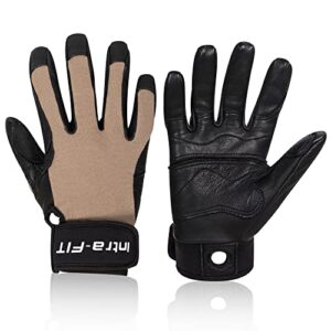 Intra-FIT Climbing Gloves Rope Gloves,Perfect for Rappelling Rescue Rock/Tree/Wall/Mountain Climbing,Adventure,Outdoor Sports