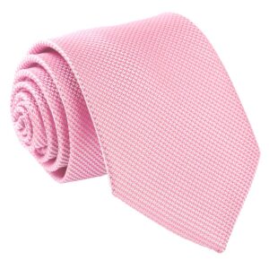 fortunatever mens solid neckties,rosy pink ties for men+gift box,58"×3.35"