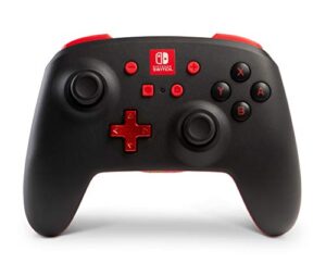 powera enhanced wireless controller for nintendo switch - black