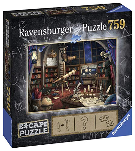 Ravensburger Escape Puzzle - Space Observatory 759 Piece Jigsaw | Unique Escape Room Experience | Perfect for Kids and Adults Aged 12 and Up | FSC Certified Materials | 27'' x 20'' Size