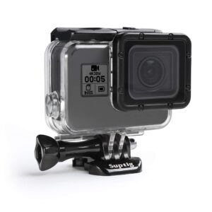 suptig case housing waterproof case for gopro hero 7 black gopro hero 5 gopro hero 6 gopro hero 2018 action camera waterproof 147ft(45meters)