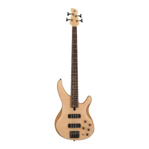 yamaha trbx604fm 4-string electric bass (natural satin)