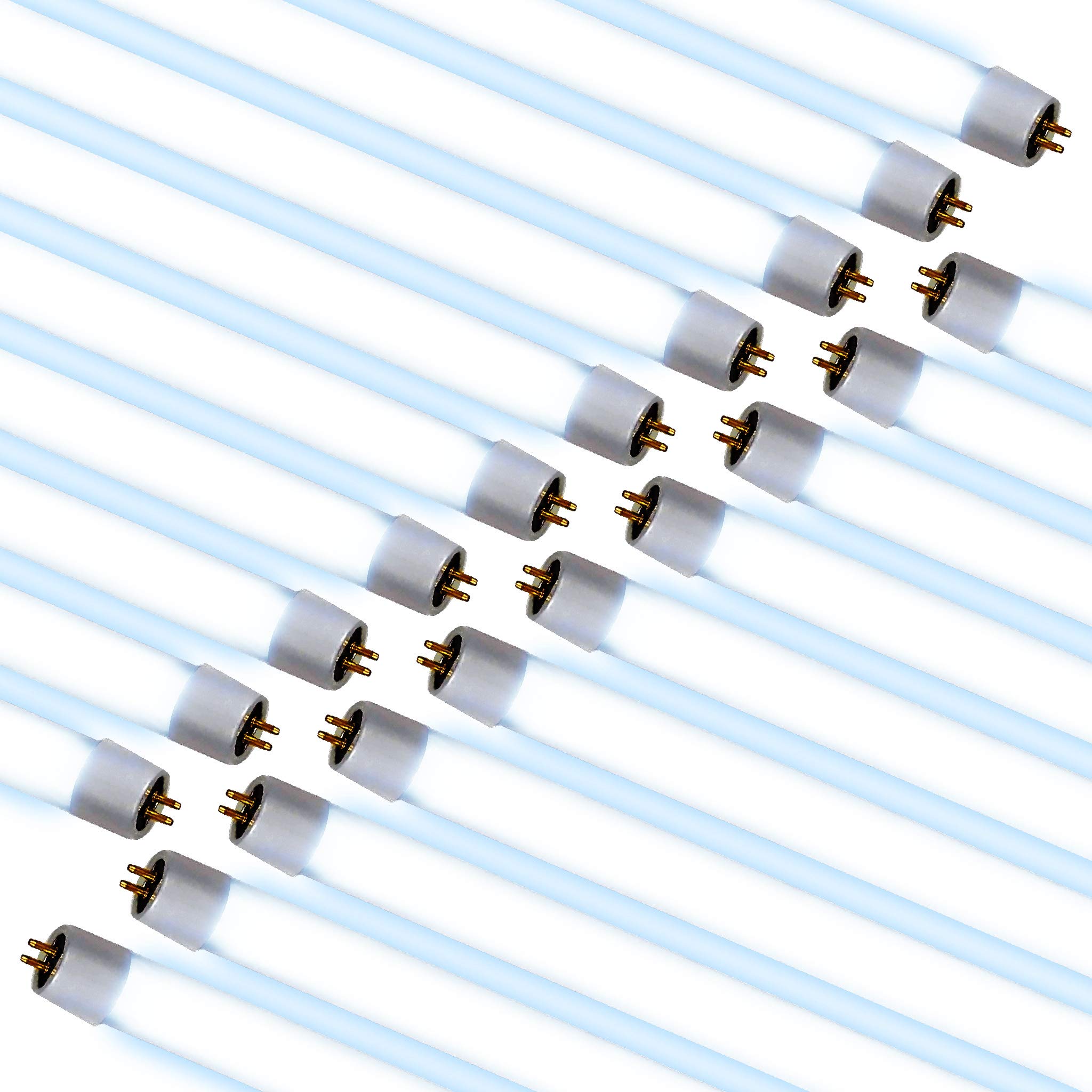 LED T5 Ballast Bypass Tube Light (30 PACK) Shatterproof; 120-277V; 24W; 3200 Lumens=160lms/w; Rewire direct to AC power single sided connection; 50,000 Life Hours; 5 Year Warranty; UL & DLC Listed