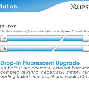 LED T5 Ballast Bypass Tube Light (30 PACK) Shatterproof; 120-277V; 24W; 3200 Lumens=160lms/w; Rewire direct to AC power single sided connection; 50,000 Life Hours; 5 Year Warranty; UL & DLC Listed