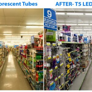 LED T5 Ballast Bypass Tube Light (30 PACK) Shatterproof; 120-277V; 24W; 3200 Lumens=160lms/w; Rewire direct to AC power single sided connection; 50,000 Life Hours; 5 Year Warranty; UL & DLC Listed