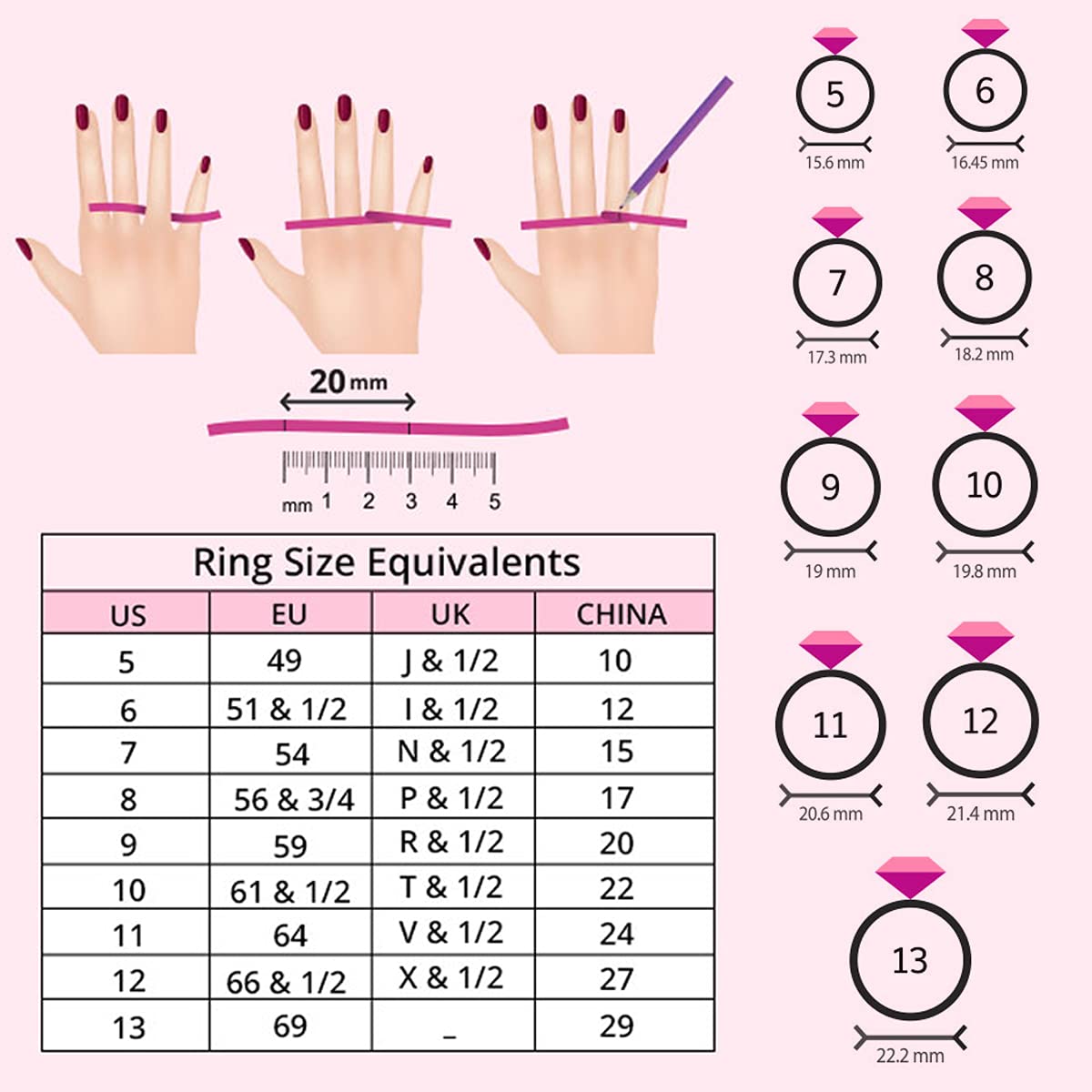 Shop LC Purple Amethyst Promise Engagement Rings for Women 14K Rose Gold Plated 925 Sterling Silver Wedding Jewelry for Bride Ct 1.11 Size 8 Birthday Gifts for Women