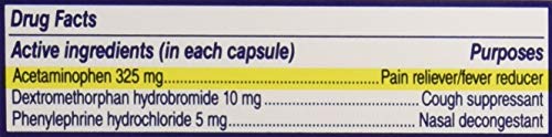 Alka-seltzer Plus Cold & Flu, Power Max Cold and Flu Medicine, Day, For Adults with Pain Reliver/Fever Reducer, Cough Suppressant, Nasal Decongestant, 24 count