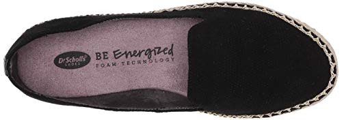 Dr. Scholl's Shoes Women's Find Me Loafer, Black Microfiber, 7.5 M US