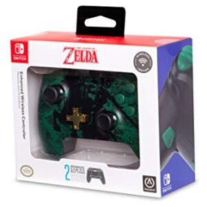 PowerA Enhanced Wireless Controller for Nintendo Switch - Link Silhouette