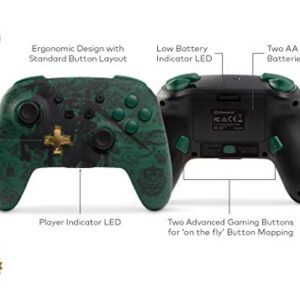 PowerA Enhanced Wireless Controller for Nintendo Switch - Link Silhouette