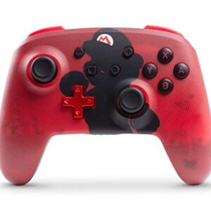 PowerA Enhanced Wireless Controller for Nintendo Switch - Mario Silhouette