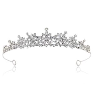 rhinestone crystal tiara headbands and small tiara for women bride wedding birthday pageant prom crown